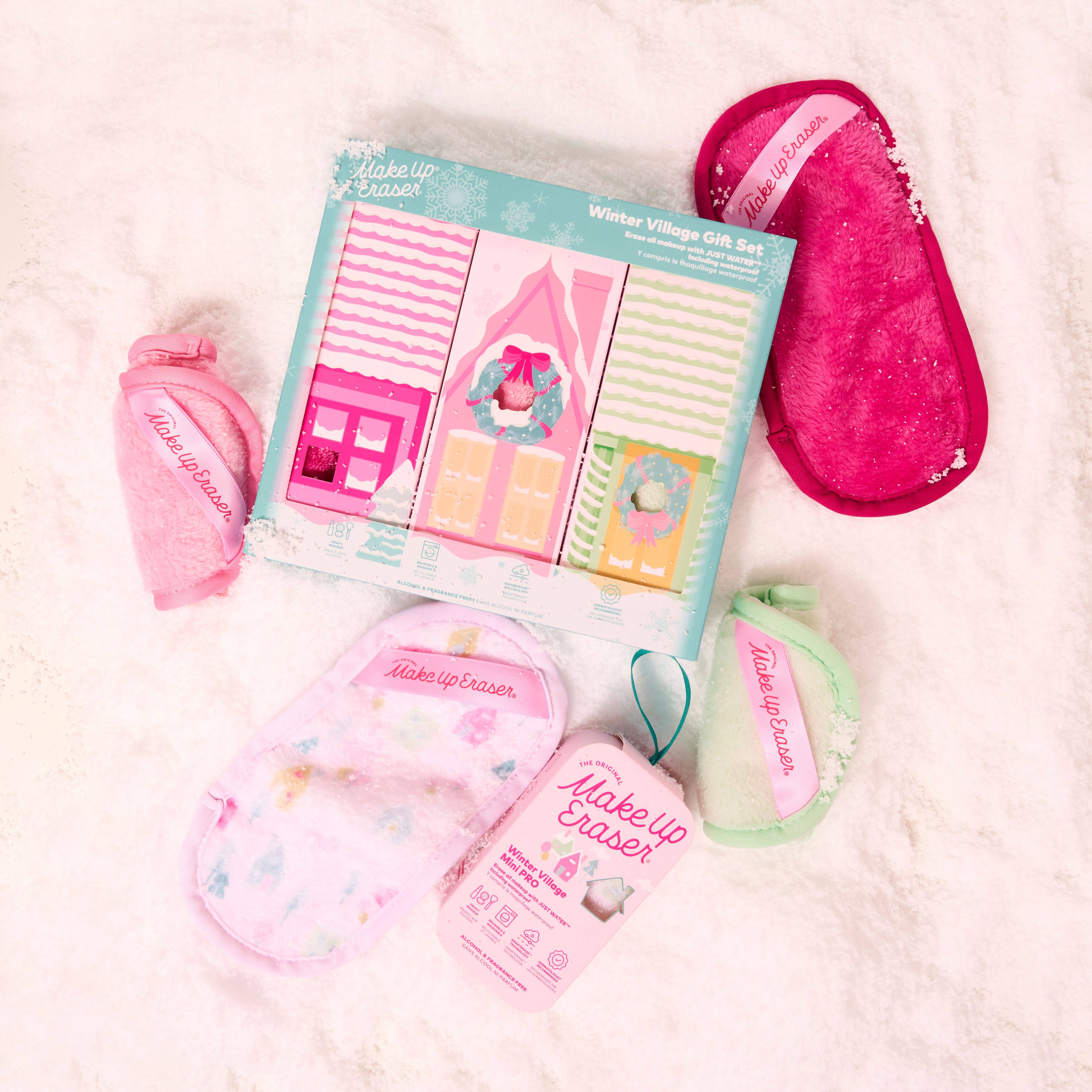 Winter Village 3pc MakeUp Eraser Value Gift Set – Glow