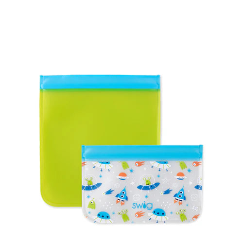 Reusable Storage Baggies 4-Pack – Glow